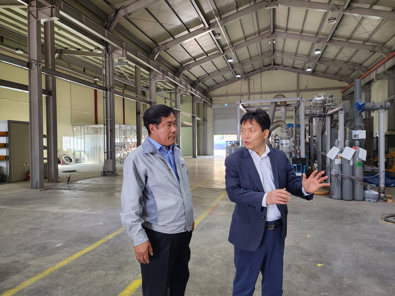 청주시, 환경정화 기술 우수기업과 현장대화