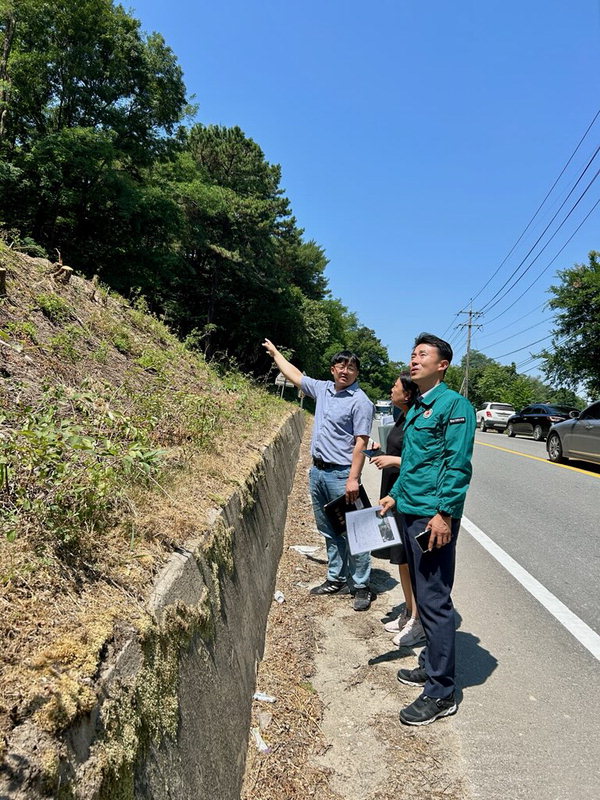 천안시 서북구, 붕괴위험지구 급경사지 안전점검