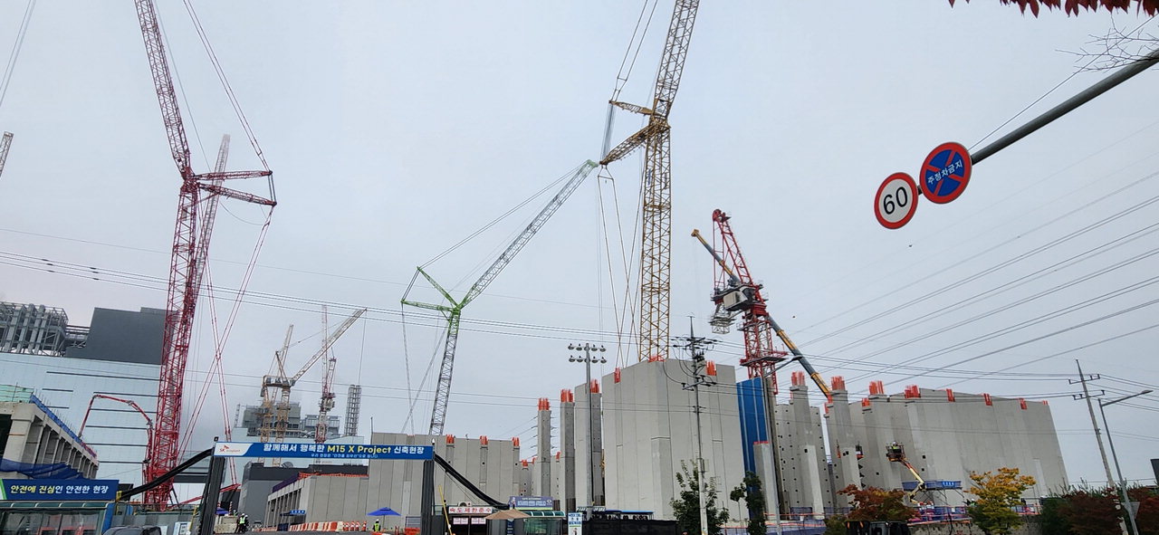 SK하이닉스 M15X팹 공사 순항… 내년 11월 준공