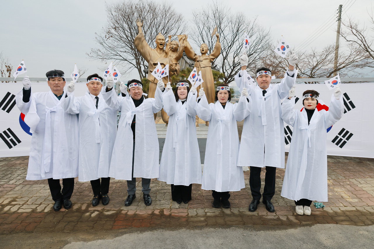 증평군, 구계마을서 역사적 삼일절 기념식 개최