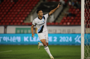 천안시티FC 모따, 하나은행 K리그2 2024 14R MVP 선정